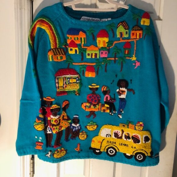Michael Simon | Sweaters | Vintage Michael Simon Rare School Scene ...